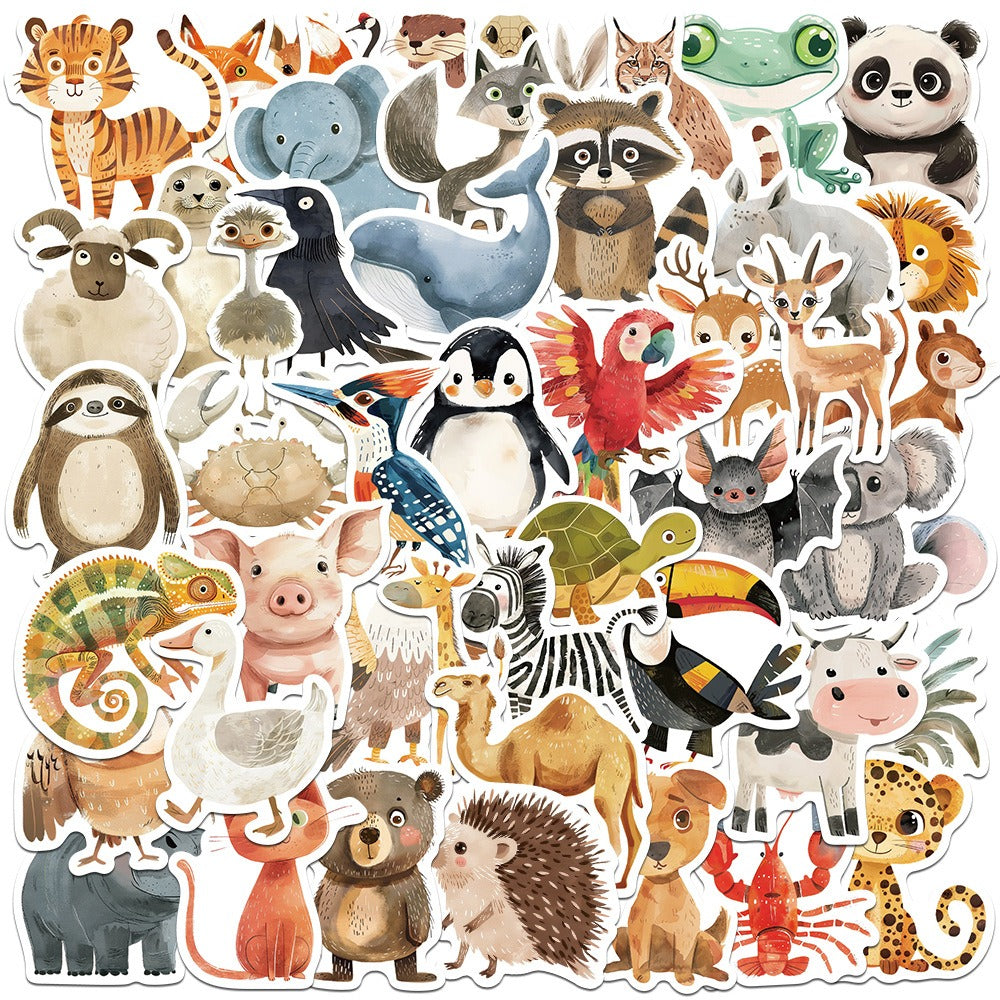 Cute Animal Sticker Pack – Kiddora